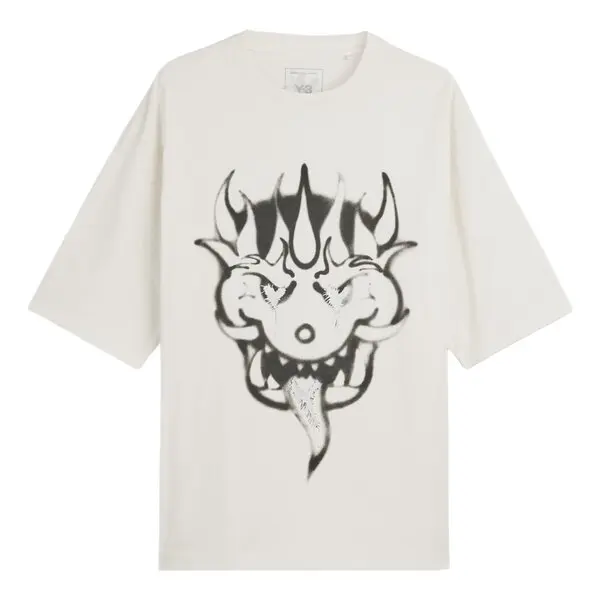 Adidas X Y-3 Chito Graphic T-shirt Asia Sizing - Chalk White