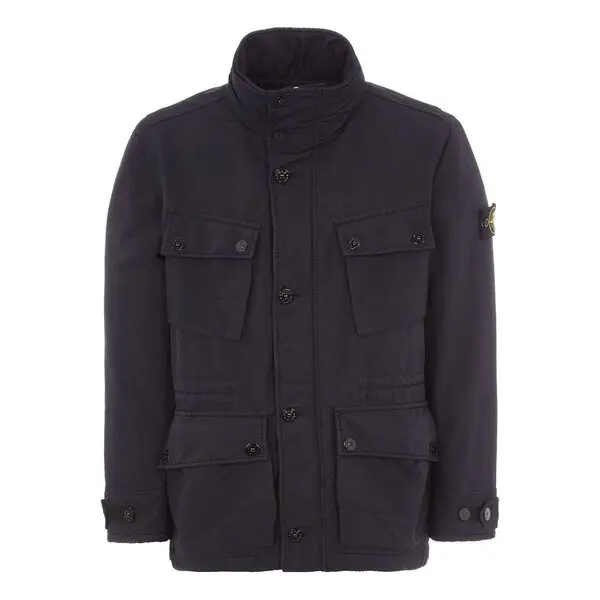 Stone Island Logo-patch Buttoned Jacket