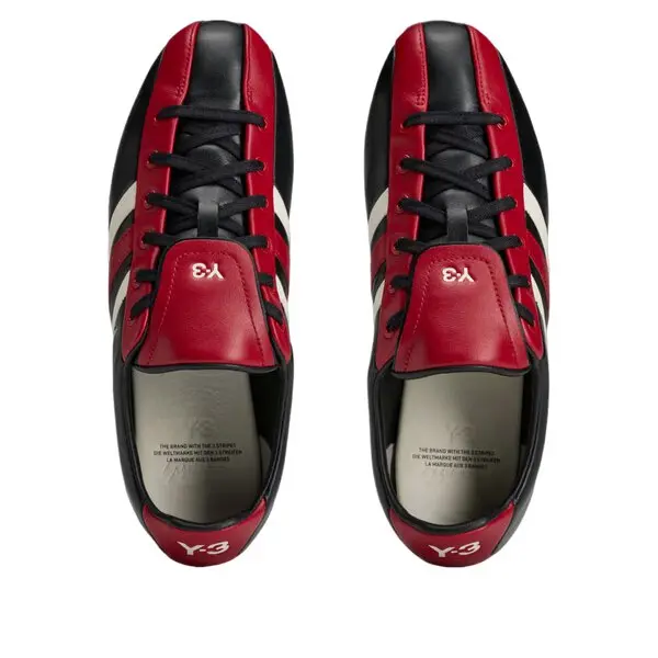 Adidas Y-3 Field Trainers - Black/active Maroon/off White