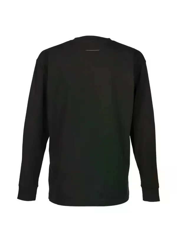 MAISON MARGIELA Logo-print Long-sleeve T-shirt