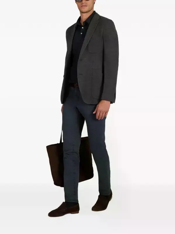 SLOWEAR Model 100 Slim-fit Trousers - Blue