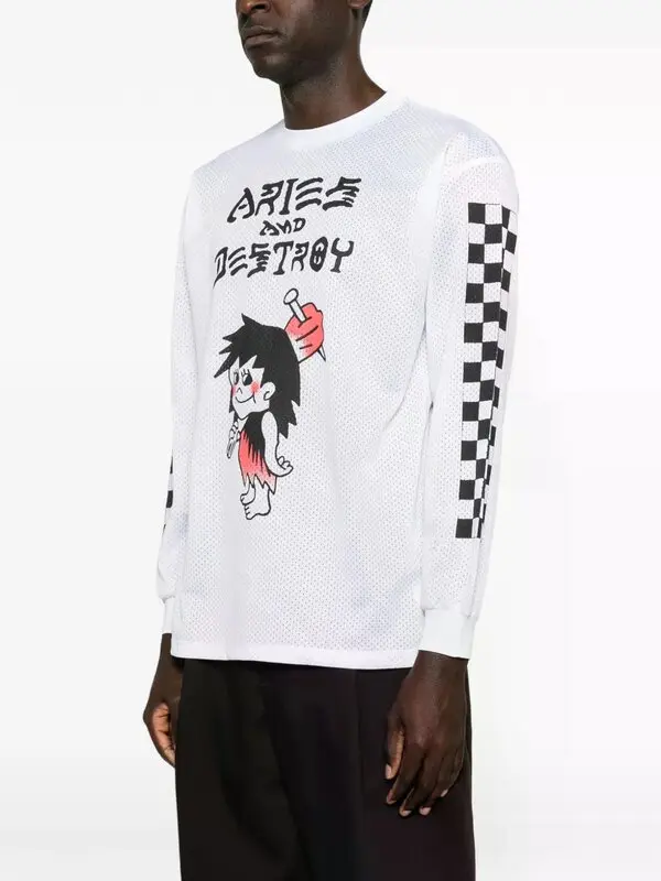 Aries Airtex Graphic-print T-shirt