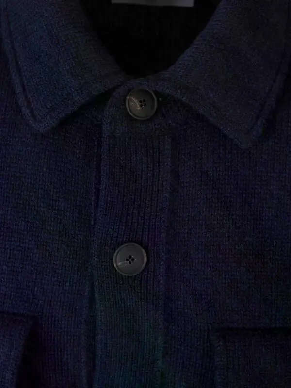 GRAN SASSO Knitted Flap-pocket Cardigan