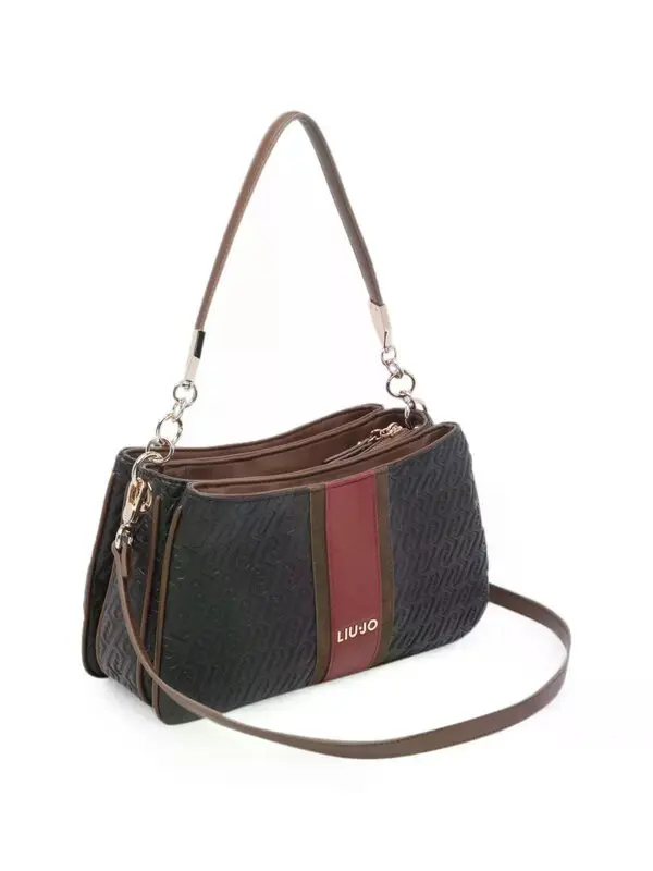Liu Jo Monogram-embossed Panelled Shoulder Bag