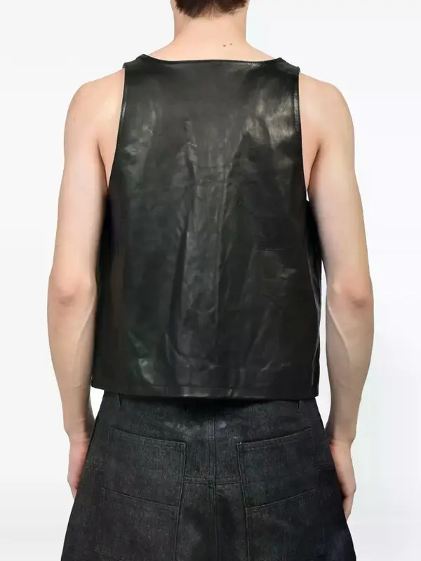 FILTH Buckle-strap Zip-up Vest