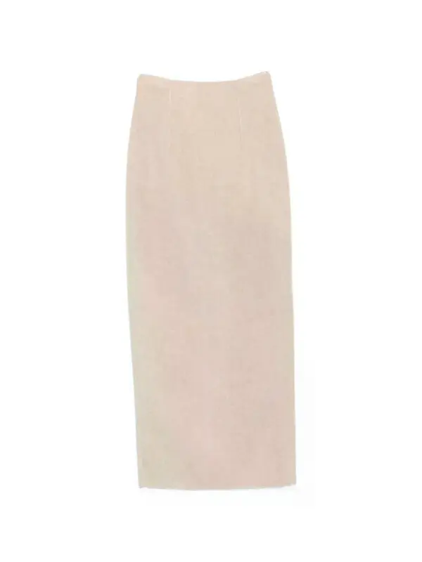RUOHAN Darted Pencil Midi Skirt