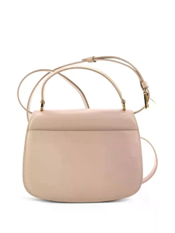 Dior Leather Top Handle Satchel Bag - Neutrals