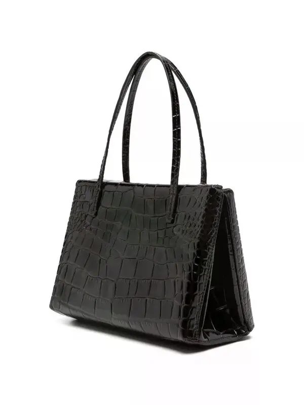 Magda Butrym Croc-effect Floral-pendant Tote Bag
