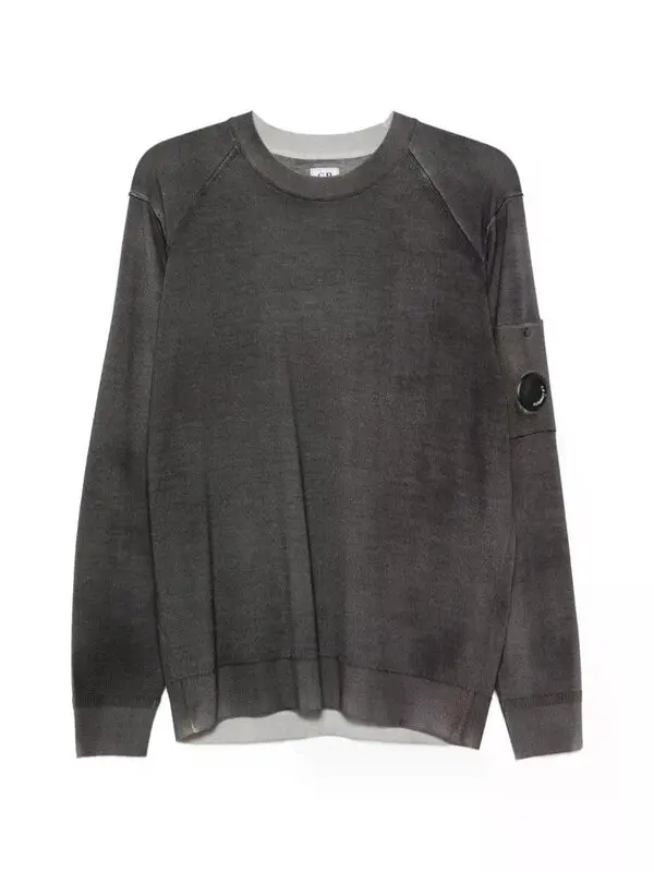 C.P. COMPANY Crew-neck Wool Sweater - Black
