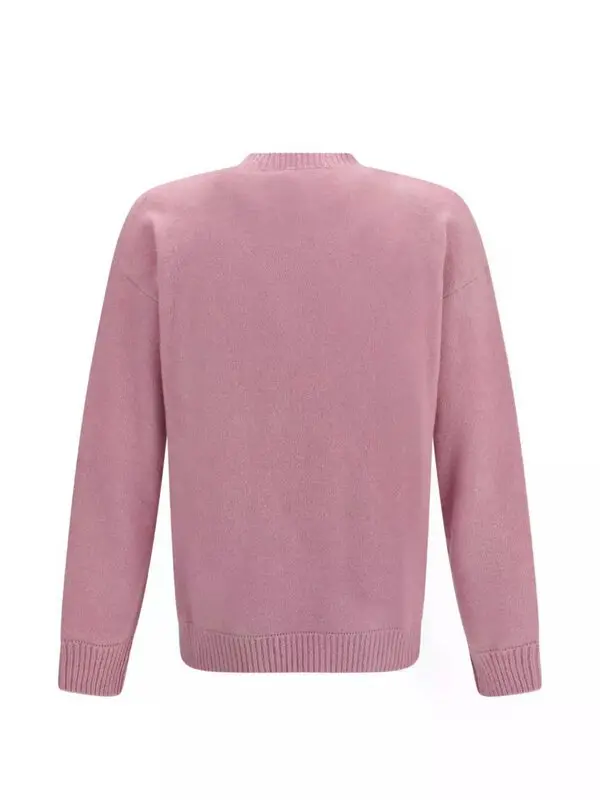 LANEUS Ribbed-trim Sweater