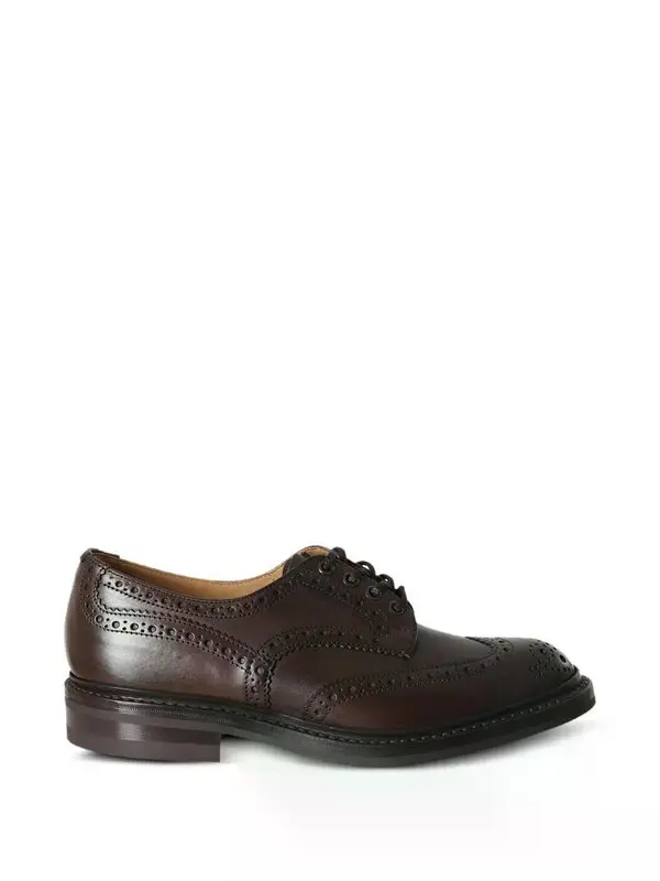 TRICKER'S Leather Derby Shoes - Brown