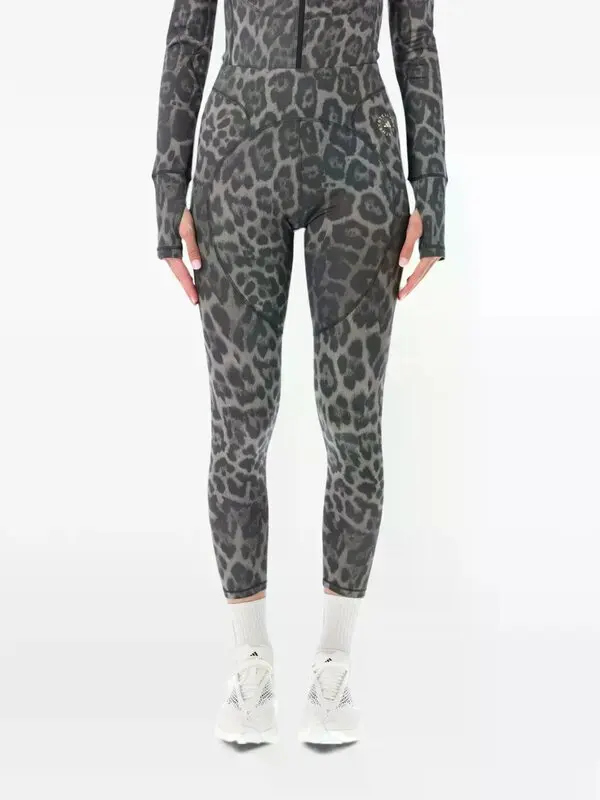 Adidas By Stella McCartney Leopard-print Track Pants