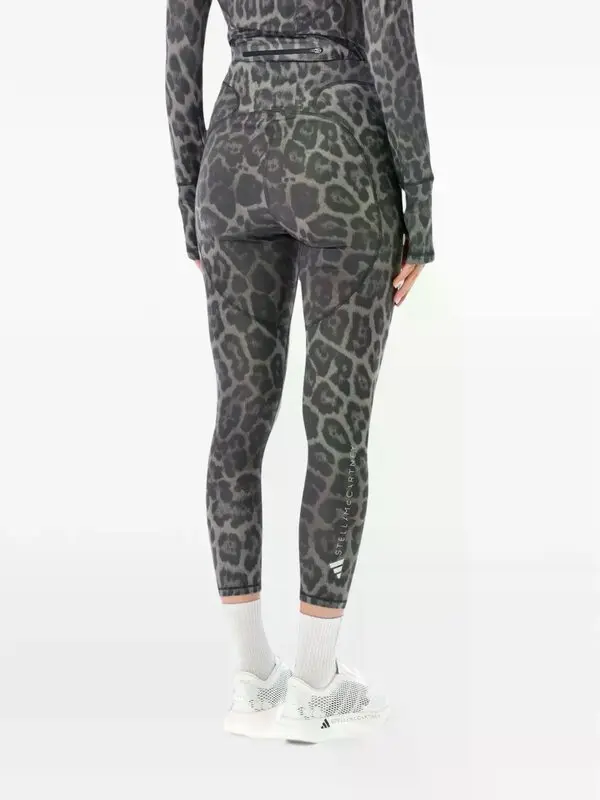 Adidas By Stella McCartney Leopard-print Track Pants