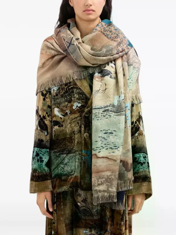 PIERRE-LOUIS MASCIA Aloe Shawl Scarf