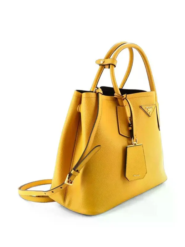 Prada Cuir Double Saffiano Leather Medium Tote Bag