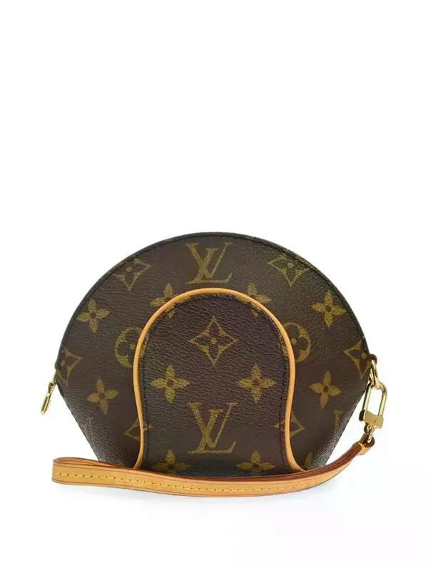 LOUIS VUITTON 2005 Mini Ellipse Monogram Clutch Bag