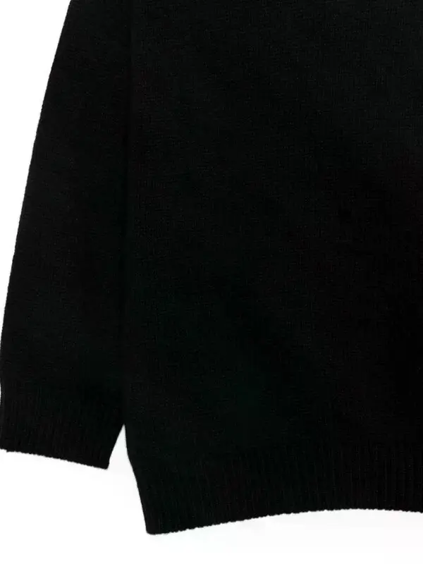 VANISE Mock-neck Knitted Sweater