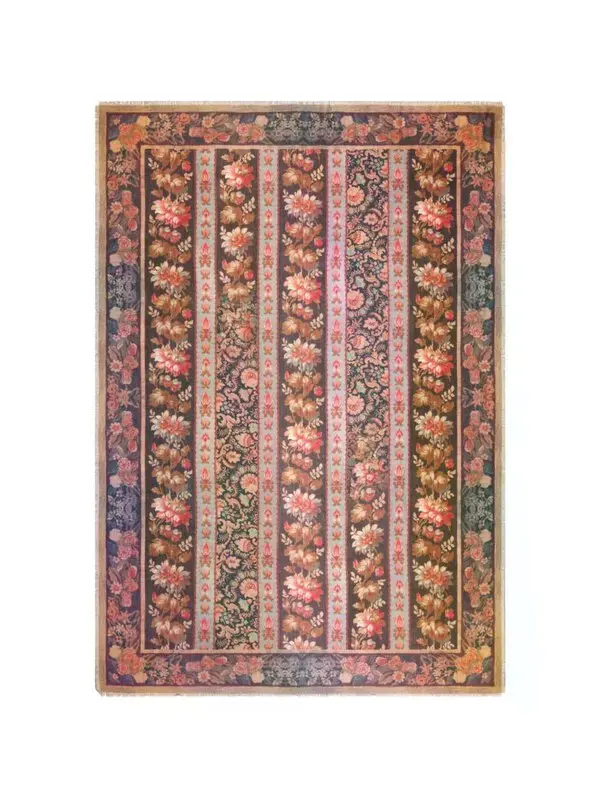 PIERRE-LOUIS MASCIA Euclidex Shawl Scarf - Brown