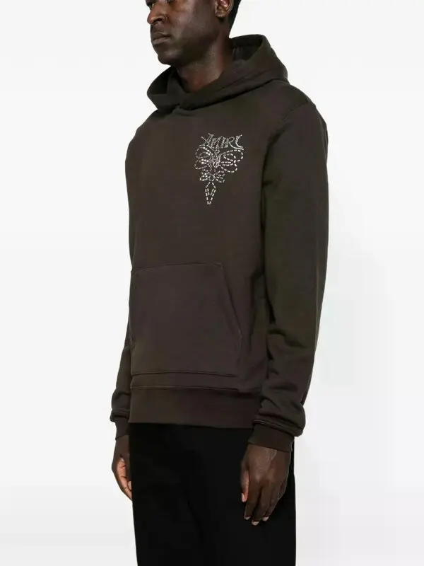 Amiri Lasso Crystal-embellished Hoodie