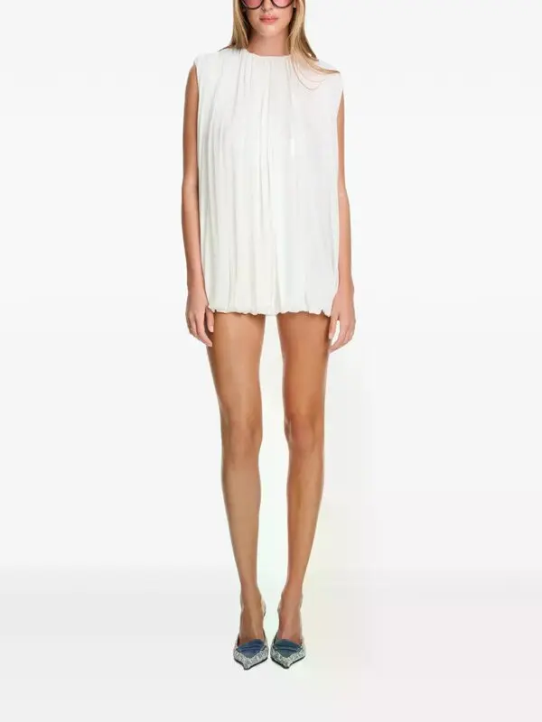 AXEL 113 Nicole Ruched Shift Mini Dress