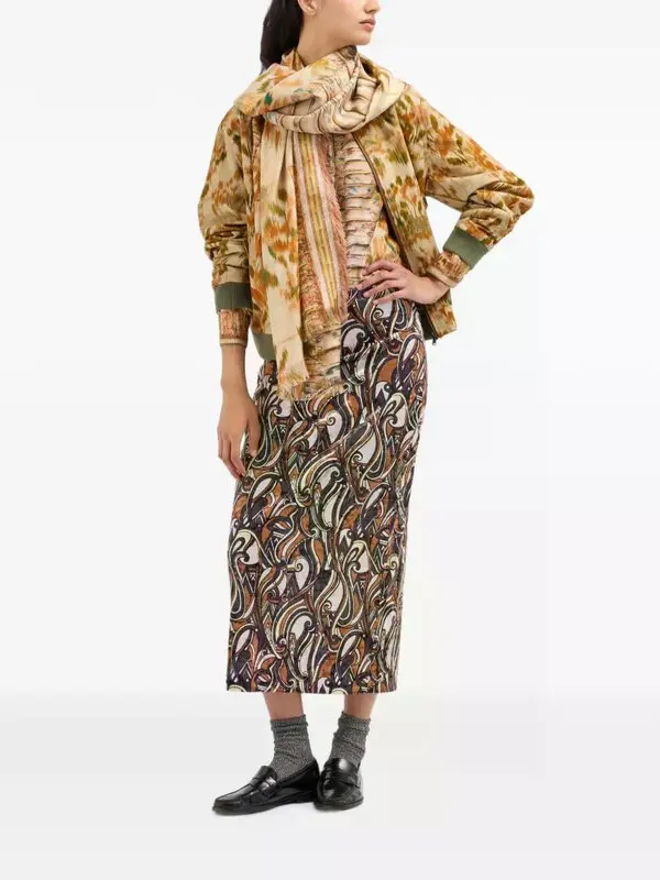 PIERRE-LOUIS MASCIA Aloe Long-sleeve Silk Shirt
