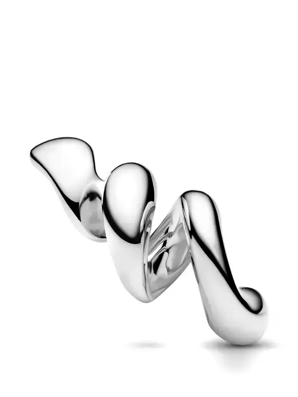MARIA BLACK Coil Stud Earrings - Silver