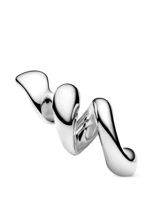 MARIA BLACK Coil Stud Earrings - Silver