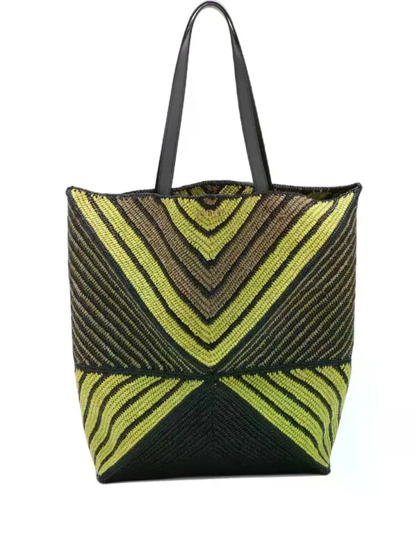 Loewe 2010-2026 Raffia Puzzle Fold Xl Tote Bag