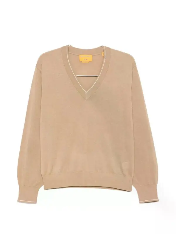 Guest In Residence The Airy V Cashmere Sweater - Neutrals