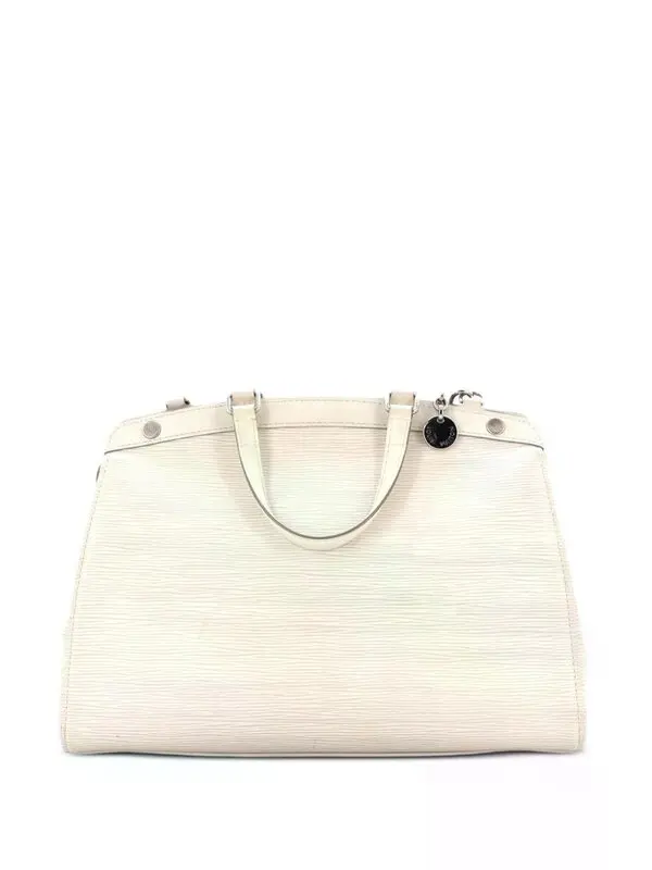 LOUIS VUITTON Brea Handbag Epi Leather Medium Satchel - White