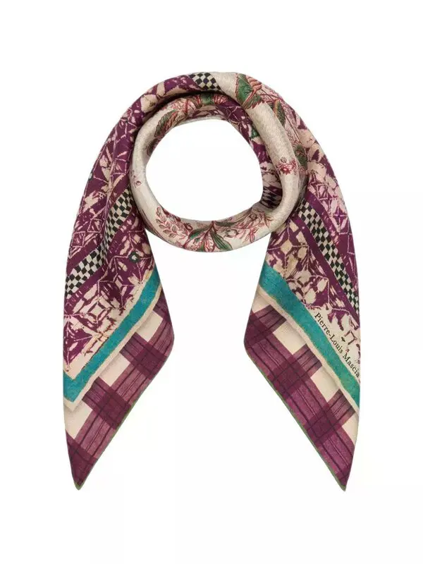 PIERRE-LOUIS MASCIA Aloeuw Bandana Scarf - Neutrals