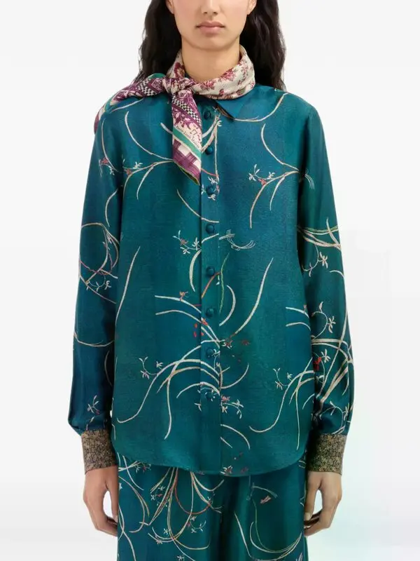 PIERRE-LOUIS MASCIA Aloeuw Bandana Scarf - Neutrals