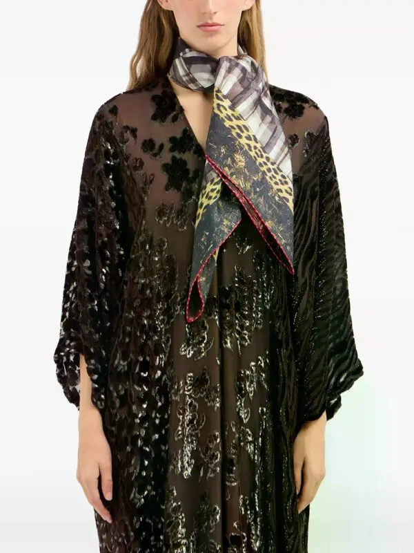 PIERRE-LOUIS MASCIA Cialda Bandana Scarf - Brown