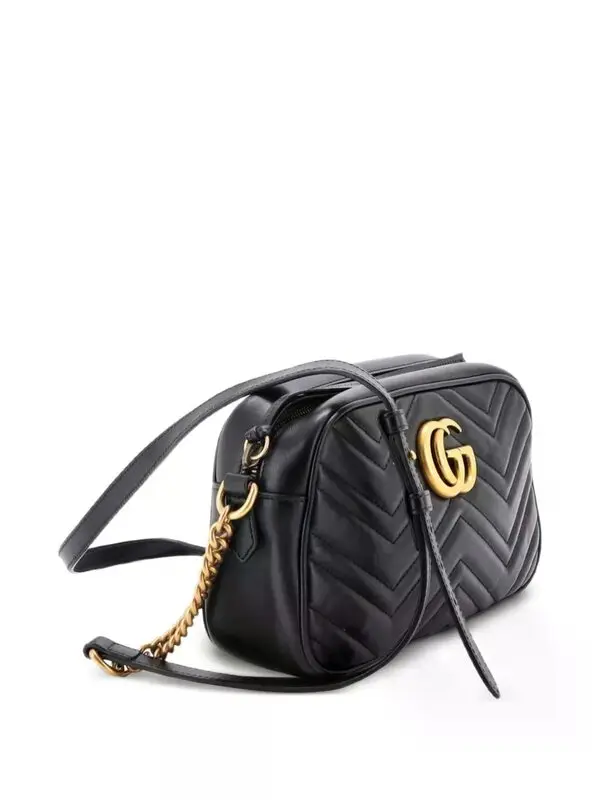 Gucci Gg Marmont Shoulder Bag Matelasse Leather Small Crossbody Bag
