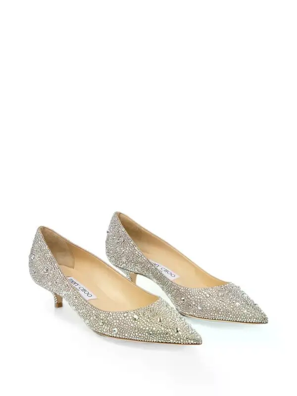 JIMMY CHOO Amelia Crystal-embellished Pumps