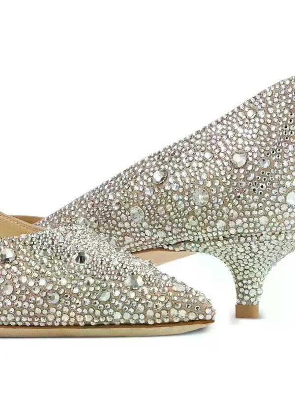 JIMMY CHOO Amelia Crystal-embellished Pumps