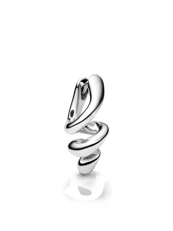 MARIA BLACK Coil Huggie Earrings
