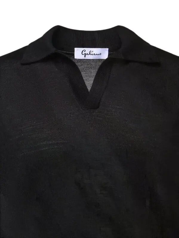GALIANO Polo-collar Knitwear
