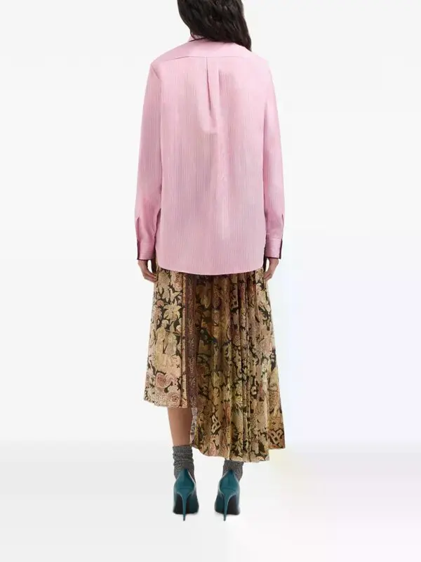 PIERRE-LOUIS MASCIA Rig3 Pinstripe-print Shirt