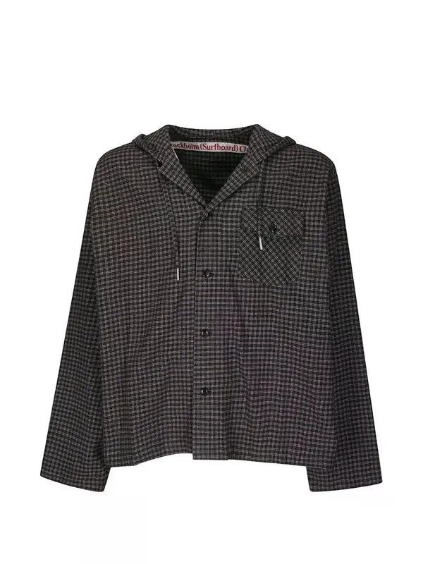 STOCKHOLM SURFBOARD CLUB Check-pattern Hooded Jacket