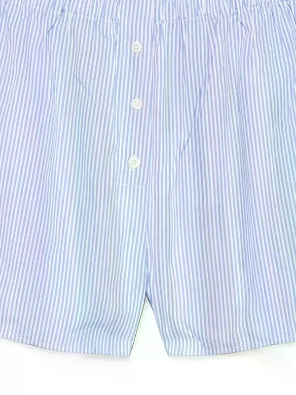 SPORTY & RICH Vertical-stripe Shorts