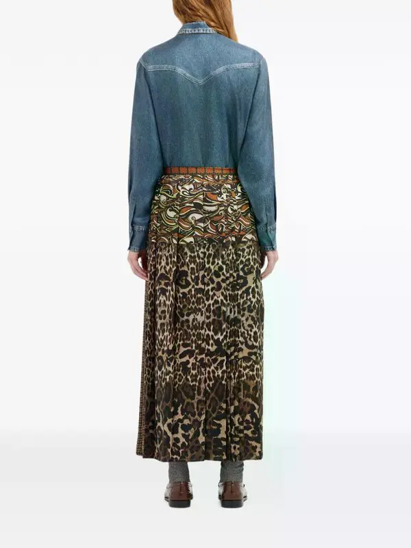 PIERRE-LOUIS MASCIA Doxgr Pleated Maxi Skirt