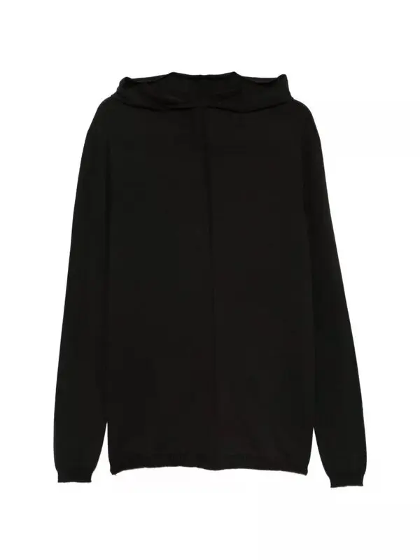 Rick Owens Central-seam Hooded Sweater