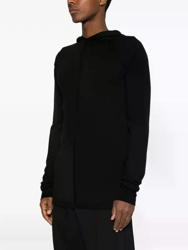 Rick Owens Central-seam Hooded Sweater