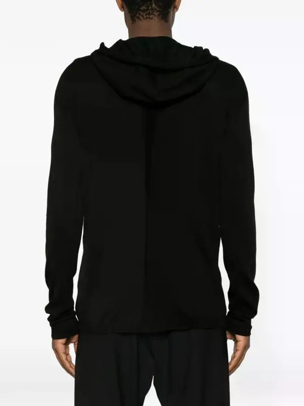 Rick Owens Central-seam Hooded Sweater