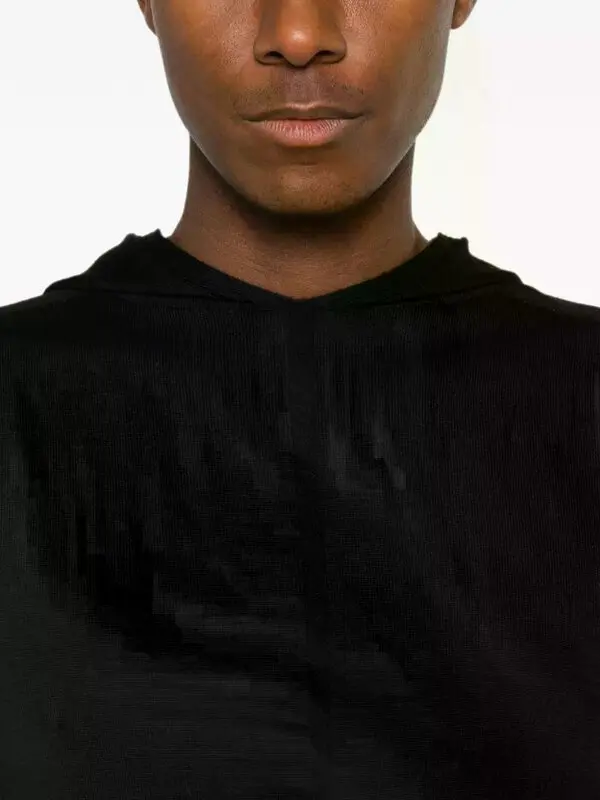 Rick Owens Central-seam Hooded Sweater