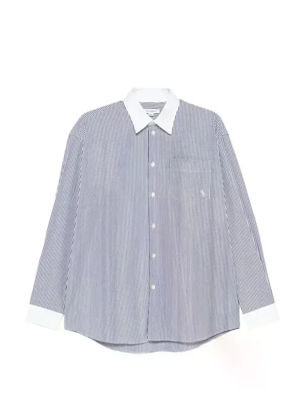 SPORTY & RICH Striped Cotton Shirt