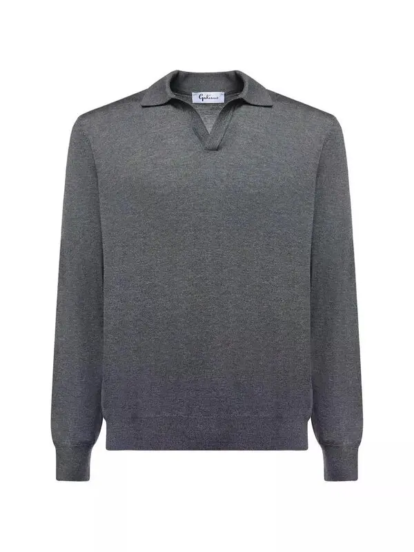 GALIANO Wool Fine-knit Top
