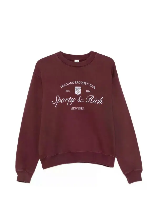 SPORTY & RICH Logo-print Sweatshirt