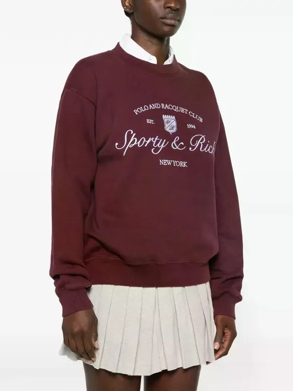 SPORTY & RICH Logo-print Sweatshirt